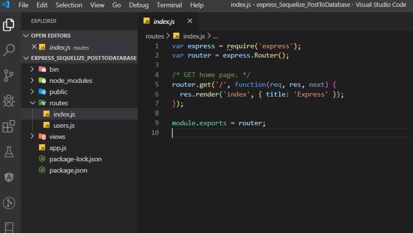 GitHub - DJMare/express_Sequelize_PostToDatabase: An Express app utilizing sequelize to connect ...