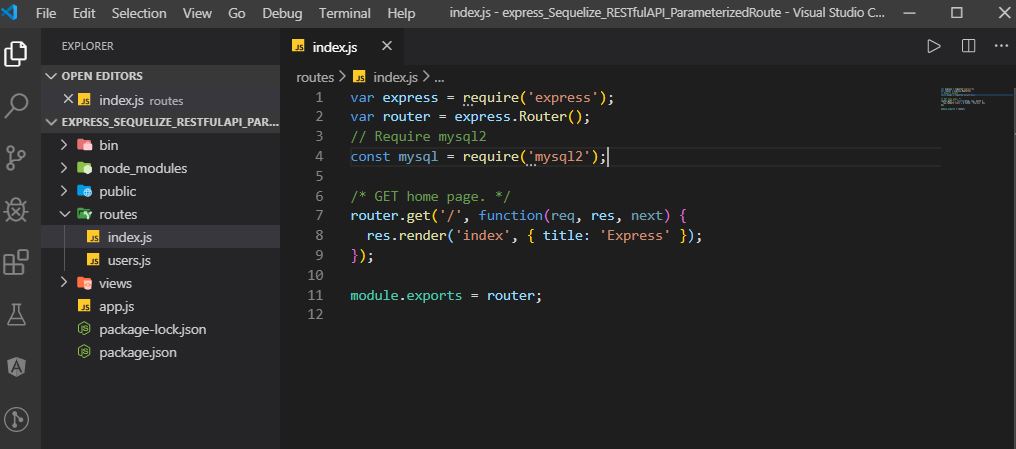 Github Djmare Express Sequelize Restfulapi Parameterizedroute An