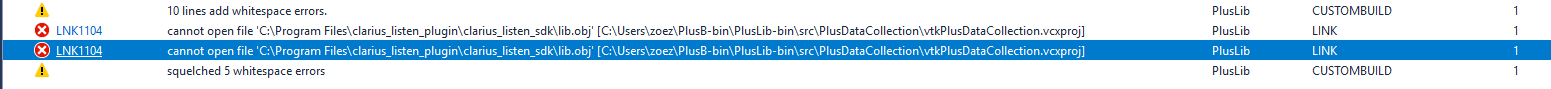 Link Error 1104 Cannot Find Lib File For New Device · Issue 489 · Plustoolkitpluslib · Github