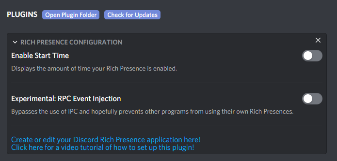 AutoStartRichPresence v1.1.0 doesn't work. · Issue #53 · Mega-Mewthree/BetterDiscordPlugins · GitHub