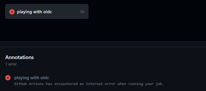 Custom OIDC claims cause actions to crash · community · Discussion #54900 · GitHub