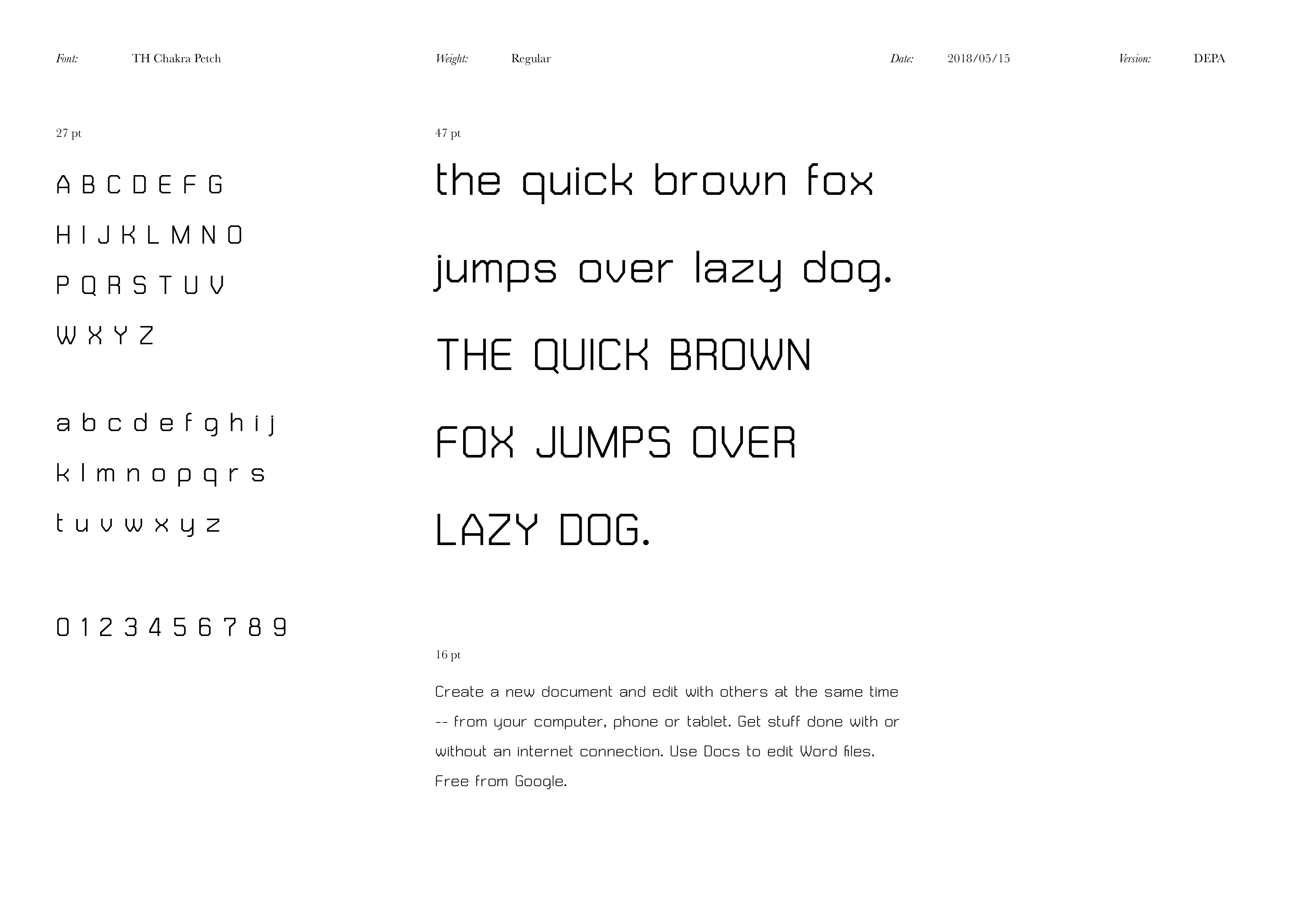 Font test_OLD & NEW (Latin-Thai) · Issue #6 · cadsondemak/Chakra-Petch ...