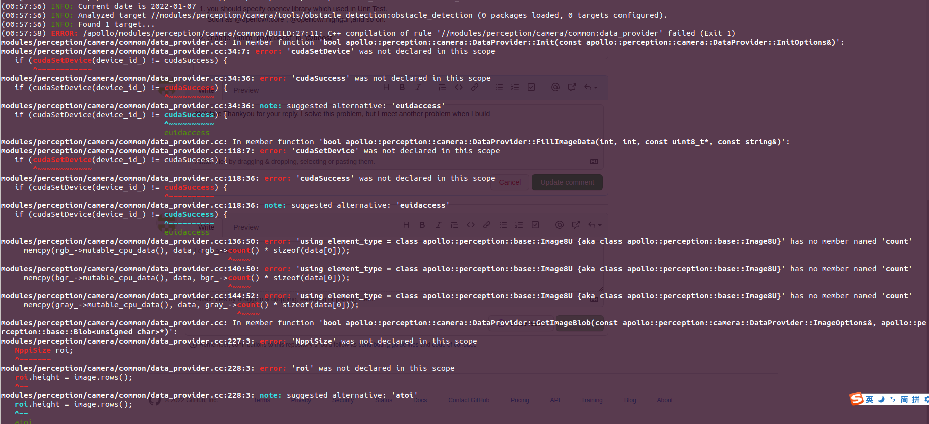 【No such target "boost" or opencv】 · Issue #14254 · ApolloAuto/apollo · GitHub