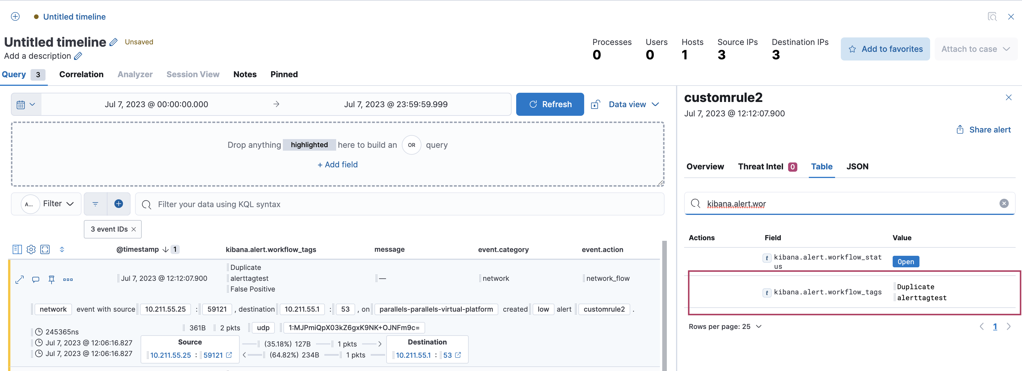 [Security Solutions] [Detection Alerts] Alert tags will not display ...