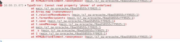 Error thrown when trying to send message to unknown sender · Issue ...