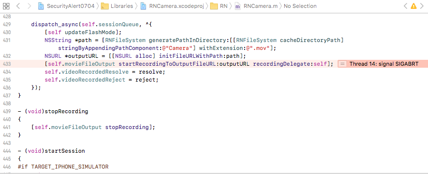 The first video got a uri, but it crashed the second time. Can you help ...