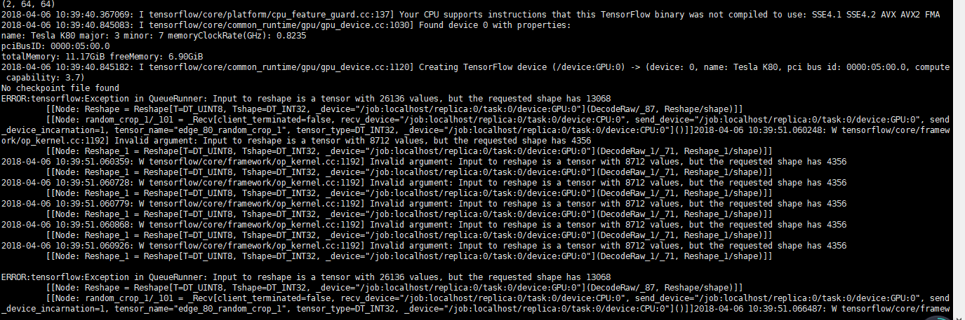 why is the tensor value of the dimension resolved when reading tfrecord files is twice as much ...