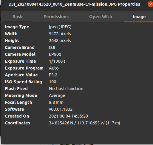 why the focal length displayed in the picture information is inconsistent with that in the file ...