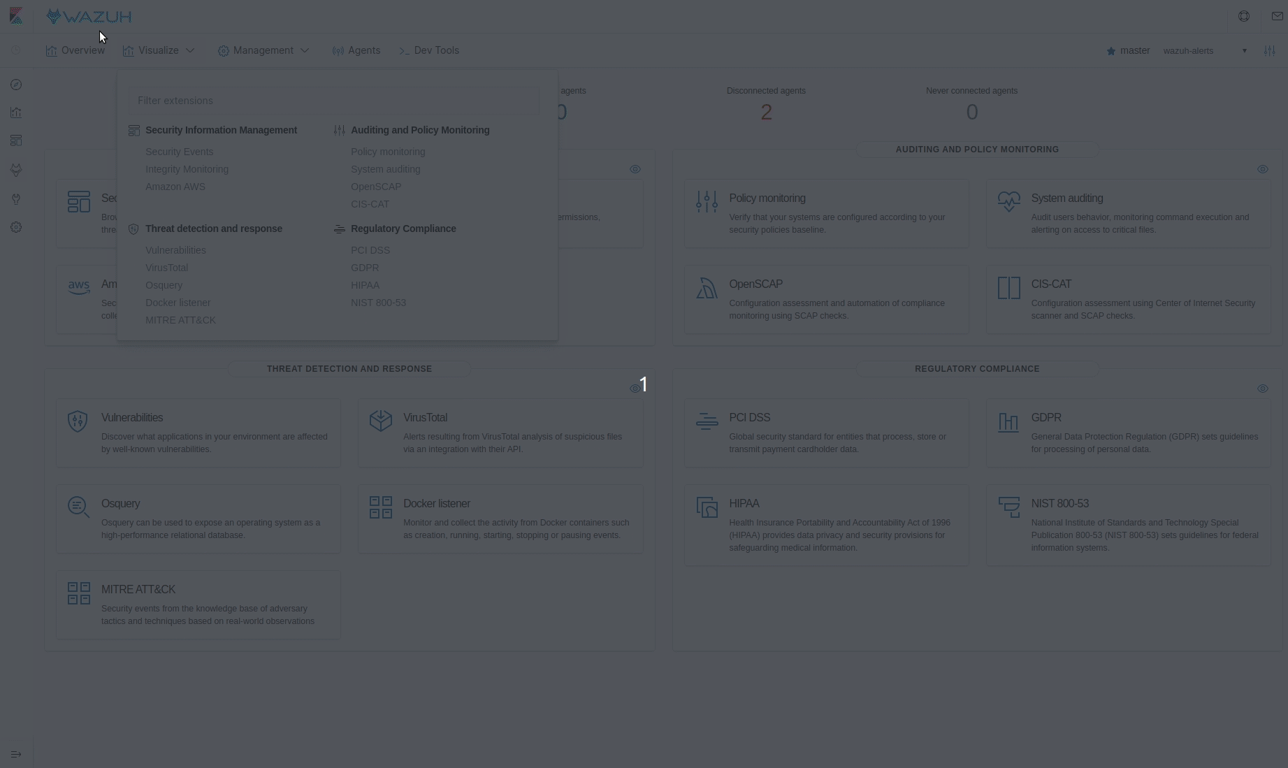 Redesign Overview Dashboards Navigation · Issue 1903 · Wazuhwazuh Dashboard Plugins · Github