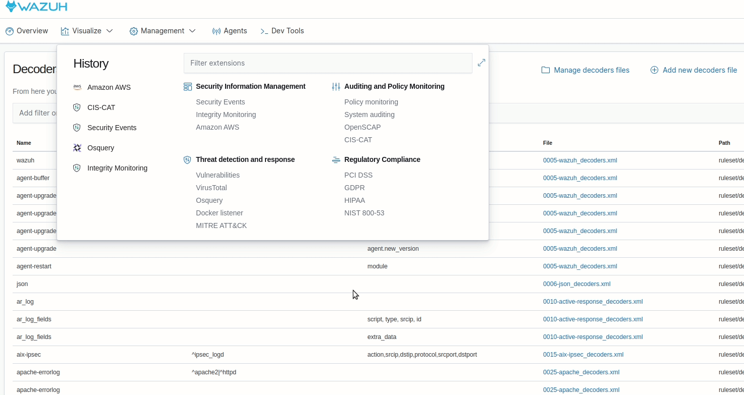 Redesign Overview Dashboards Navigation · Issue 1903 · Wazuhwazuh Dashboard Plugins · Github