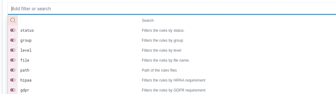 Add searchbar to the SCA section · Issue #2324 · wazuh/wazuh-dashboard-plugins · GitHub