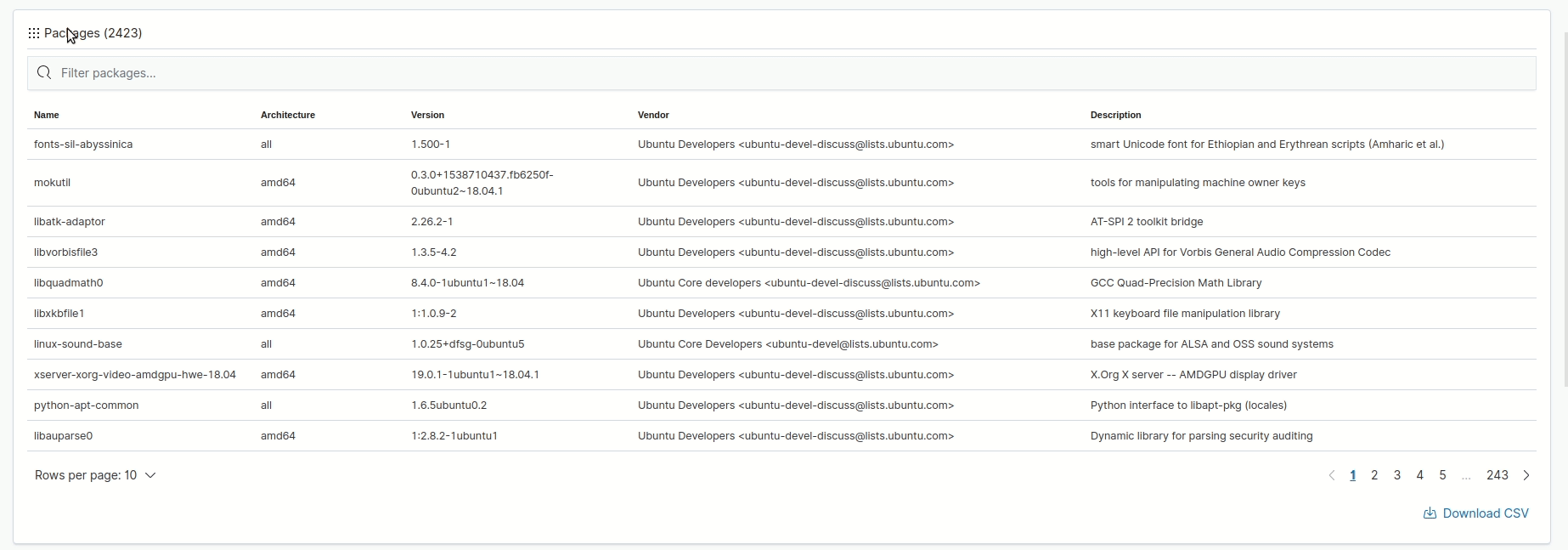 Add total items count to Syscollector tables · Issue #2390 · wazuh/wazuh-dashboard-plugins · GitHub