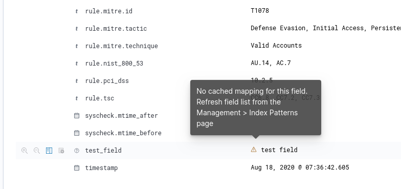 Index pattern is not being refreshed · Issue #2434 · wazuh/wazuh-dashboard-plugins · GitHub