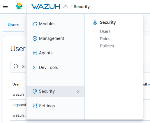 Rbac Manage Users And Roles In Wazuh Ui · Issue 2107 · Wazuhwazuh Dashboard Plugins · Github