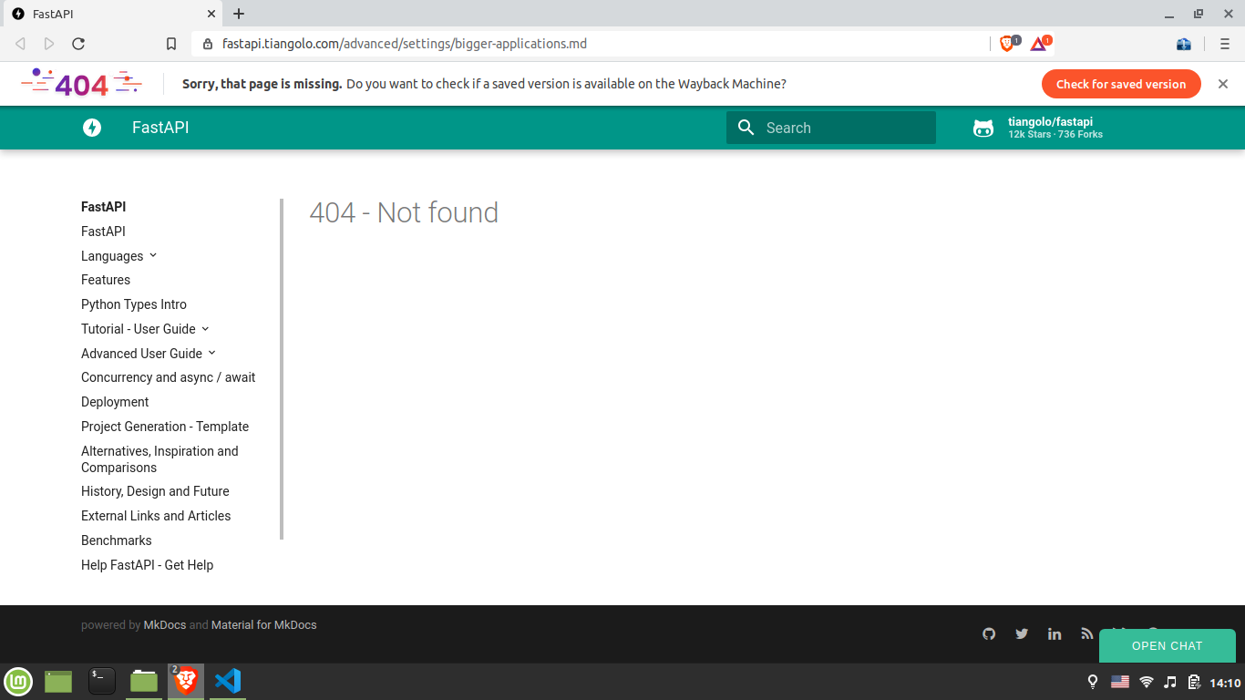 Broken Links in Settings and Environment Variables Docs · Issue #1209 ...