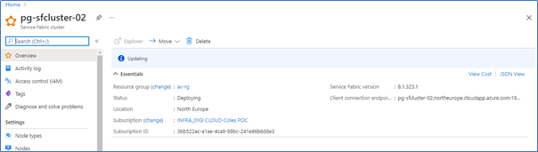[BUG] - Azure/Service Fabric/Issues related to the Service Fabric ...