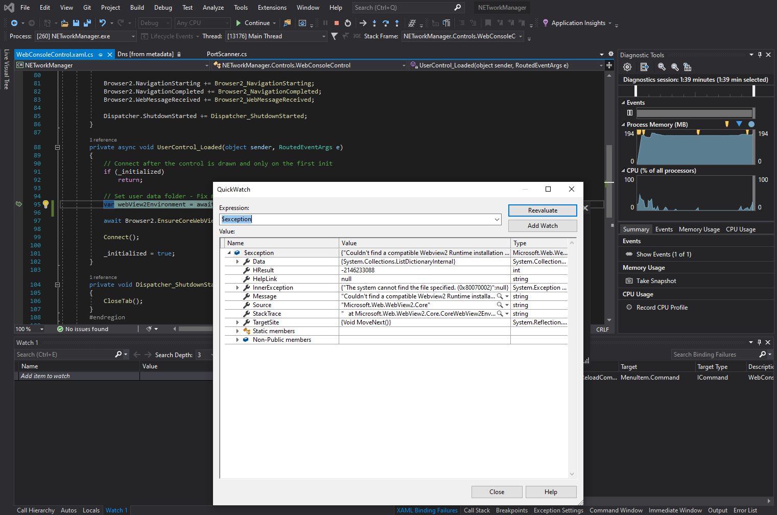 App Crash: Webview2 Runtime missing · Issue #404 · BornToBeRoot/NETworkManager · GitHub