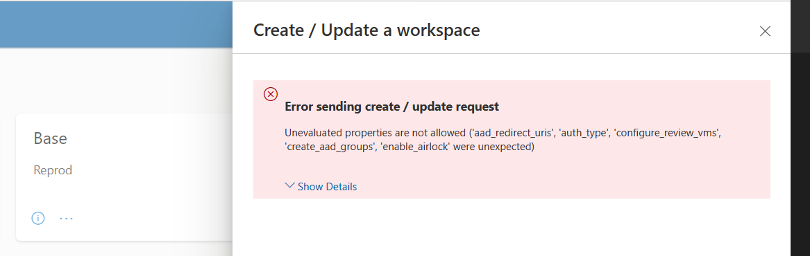 Cannot Update Workspace When Workspace Service Is Deployed · Issue 3388 · Microsoftazuretre