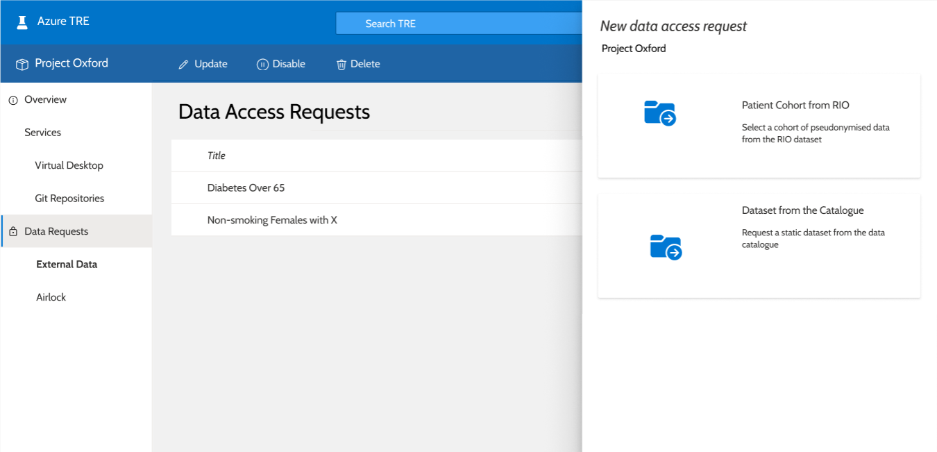 Request Mechanism (initial purpose: Data Access Request) · Issue #3609 · microsoft/AzureTRE · GitHub