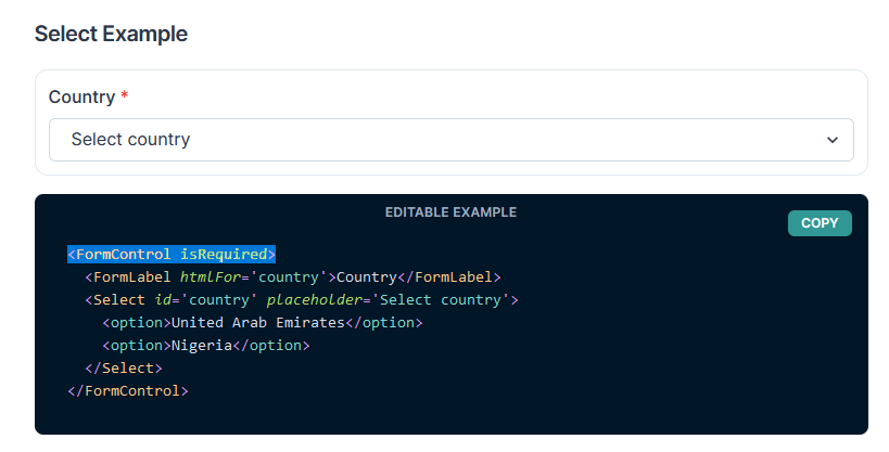 Isrequired On Select Input Textarea Doesn T Affect Formlabel · Issue 938 · Chakra Ui Chakra