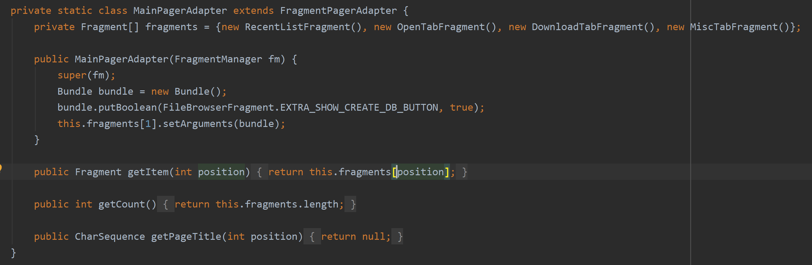 Fragments using FragmentPagerAdapter · Issue #283 · secure-software-engineering/FlowDroid · GitHub