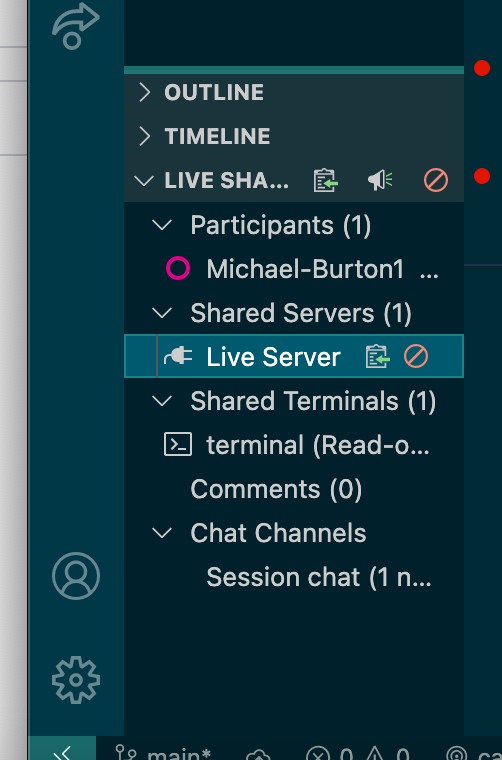 Non-host opening a live server will cause Live Share to lag and VS Code ...