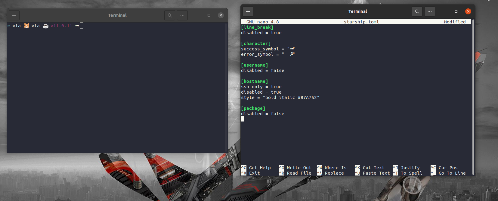 Starship configuration file · GitHub