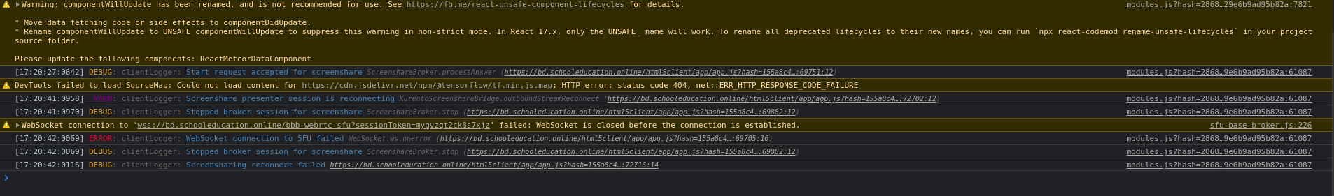 Error screensharing · Issue #11644 · bigbluebutton/bigbluebutton · GitHub