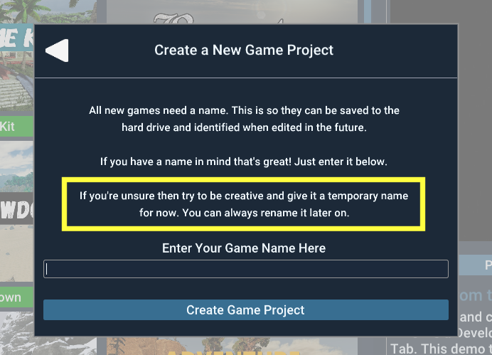 Changing a Project Name ? · Issue #3863 · TheGameCreators/GameGuruRepo · GitHub