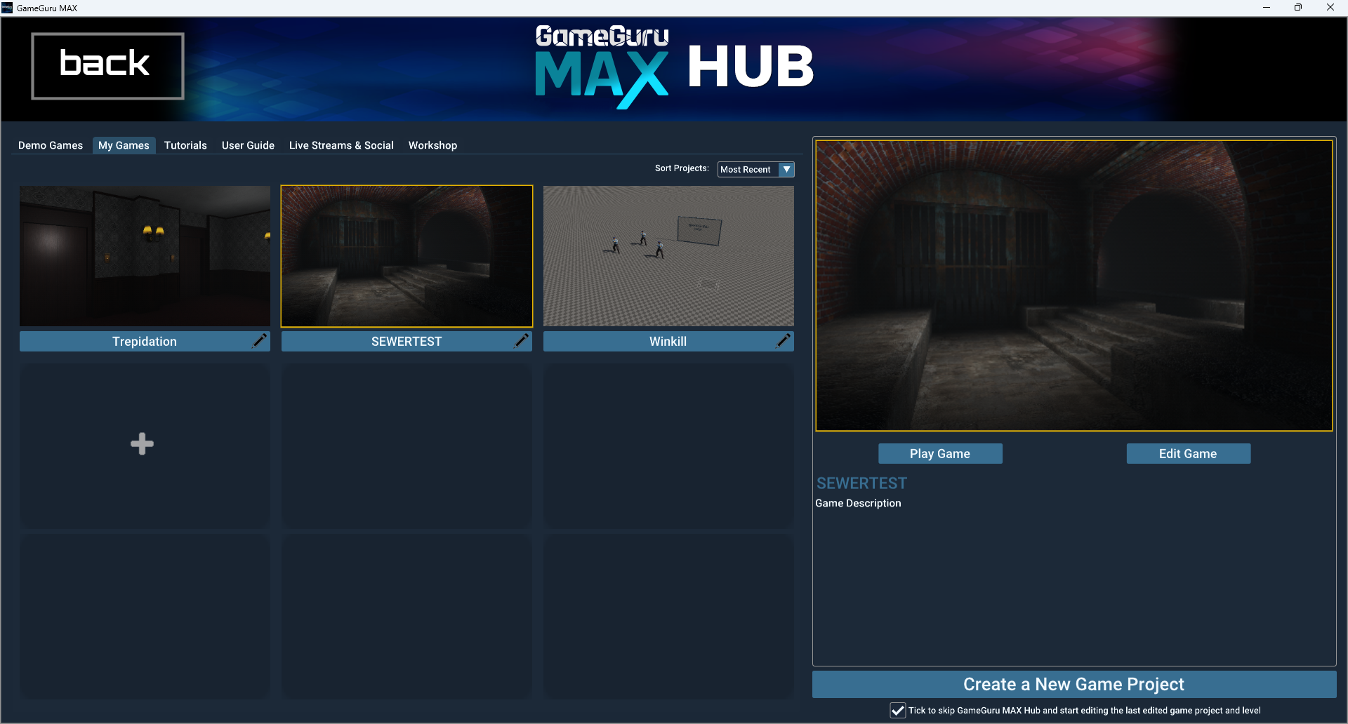 Back Button From Hub No Way To Get Back · Issue 4947 · Thegamecreatorsgamegururepo · Github 