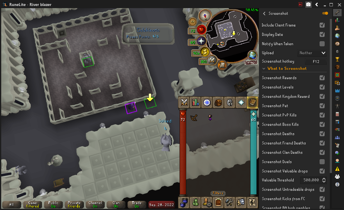 Mage Training Arena Telekinetic Room indicators disappearing after ...