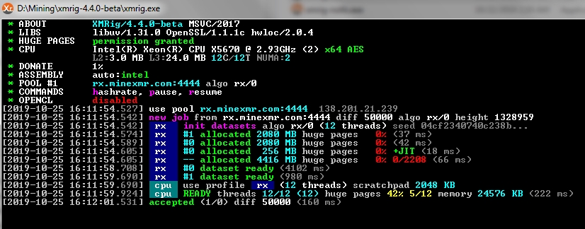 XMrig not allocating/using full amount of huge-pages · Issue #1252 · xmrig/xmrig · GitHub