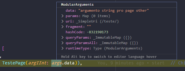 Arguments accessíveis em outros módulos · Issue #562 · Flutterando/modular · GitHub