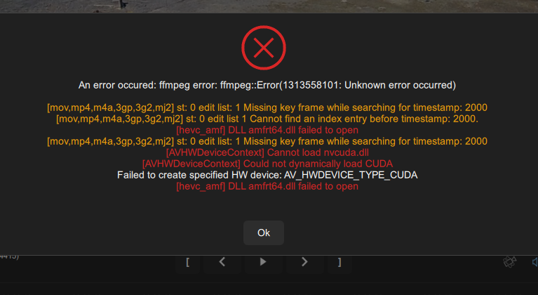 Gyroflow fail to export, see error message · Issue #13 · gyroflow/gyroflow-docs · GitHub
