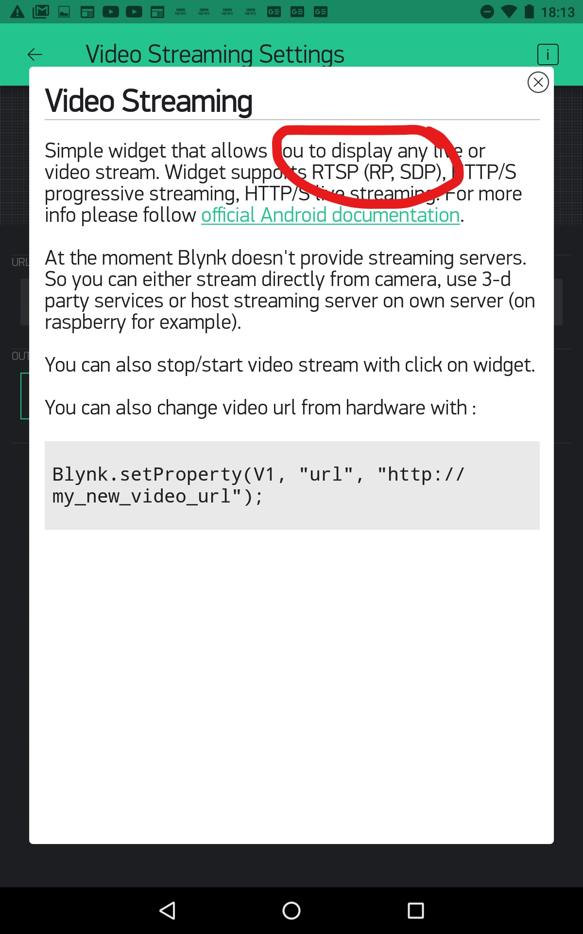 Video Streaming Widget :-( · Issue #40 · blynkkk/blynk_Issues · GitHub