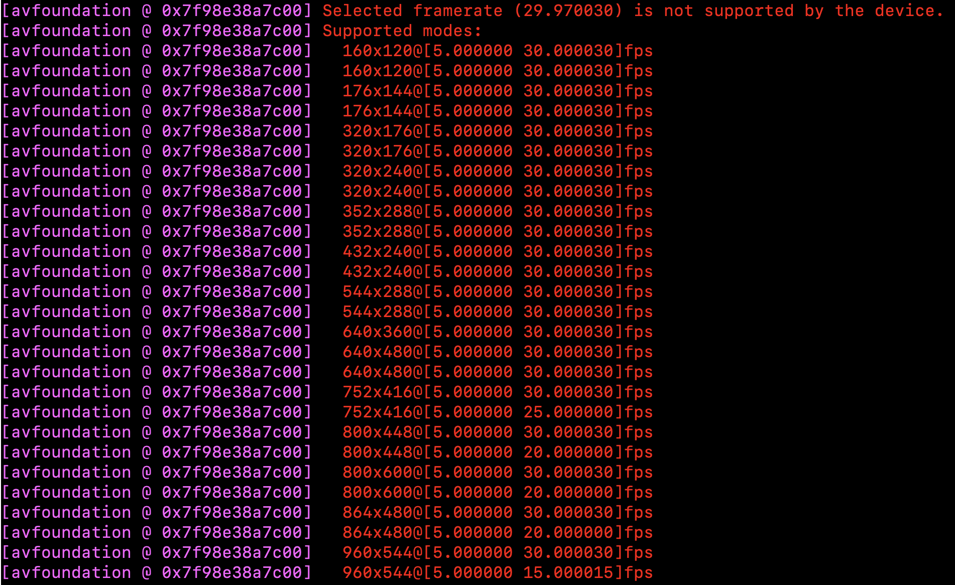 External camera not working in mac · Issue #68 · sipsorcery-org/SIPSorceryMedia.FFmpeg · GitHub