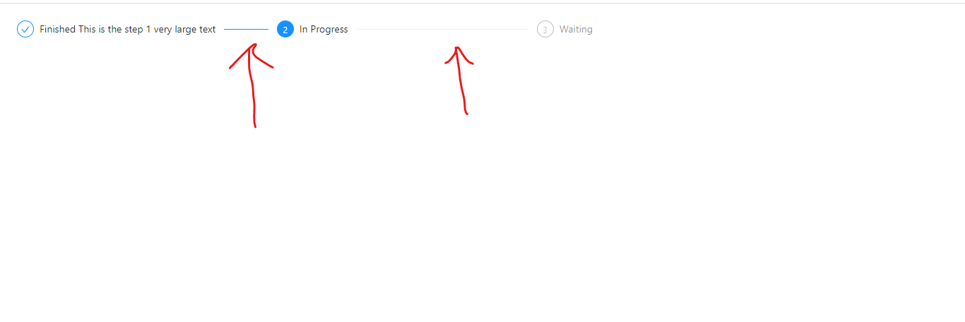 Antd Step has uneven step tail length between the items · Issue #30993 ...