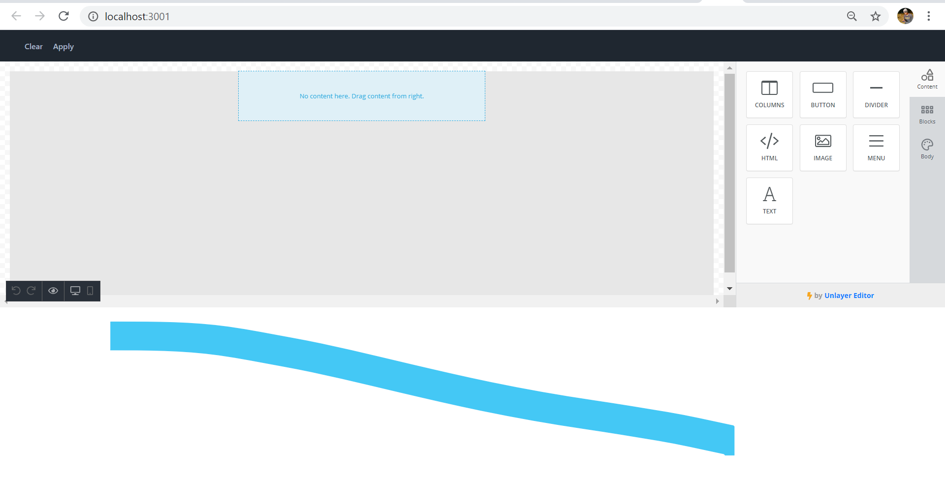 How Will I Be Able To Make The Editor Height Fit To My Window Height · Issue 159 · Unlayer