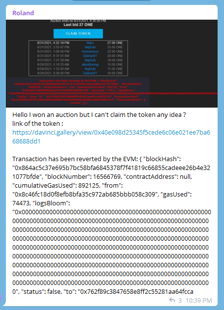 [RPC] Error: call revert exception · Issue #3860 · harmony-one/harmony · GitHub
