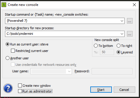 Open new Tab "Run as administrator" default · Issue #2262 · cmderdev/cmder · GitHub