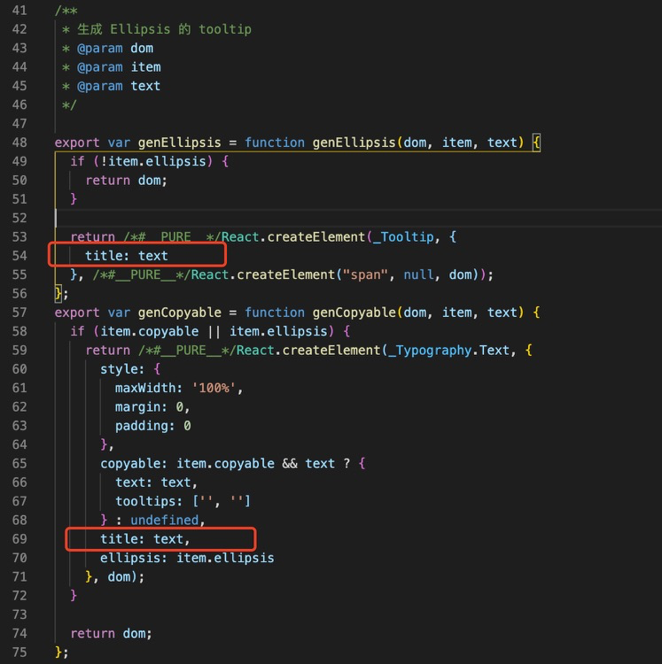 👑 [优化建议] 针对pro-table，ellipsis为true时，出现tooltips以及title，建议去除title · Issue #578 · ant-design/pro ...