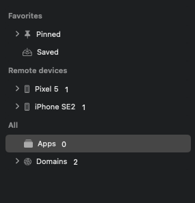 Option to clear Remote Devices in sidebar · Issue #1467 · ProxymanApp/Proxyman · GitHub
