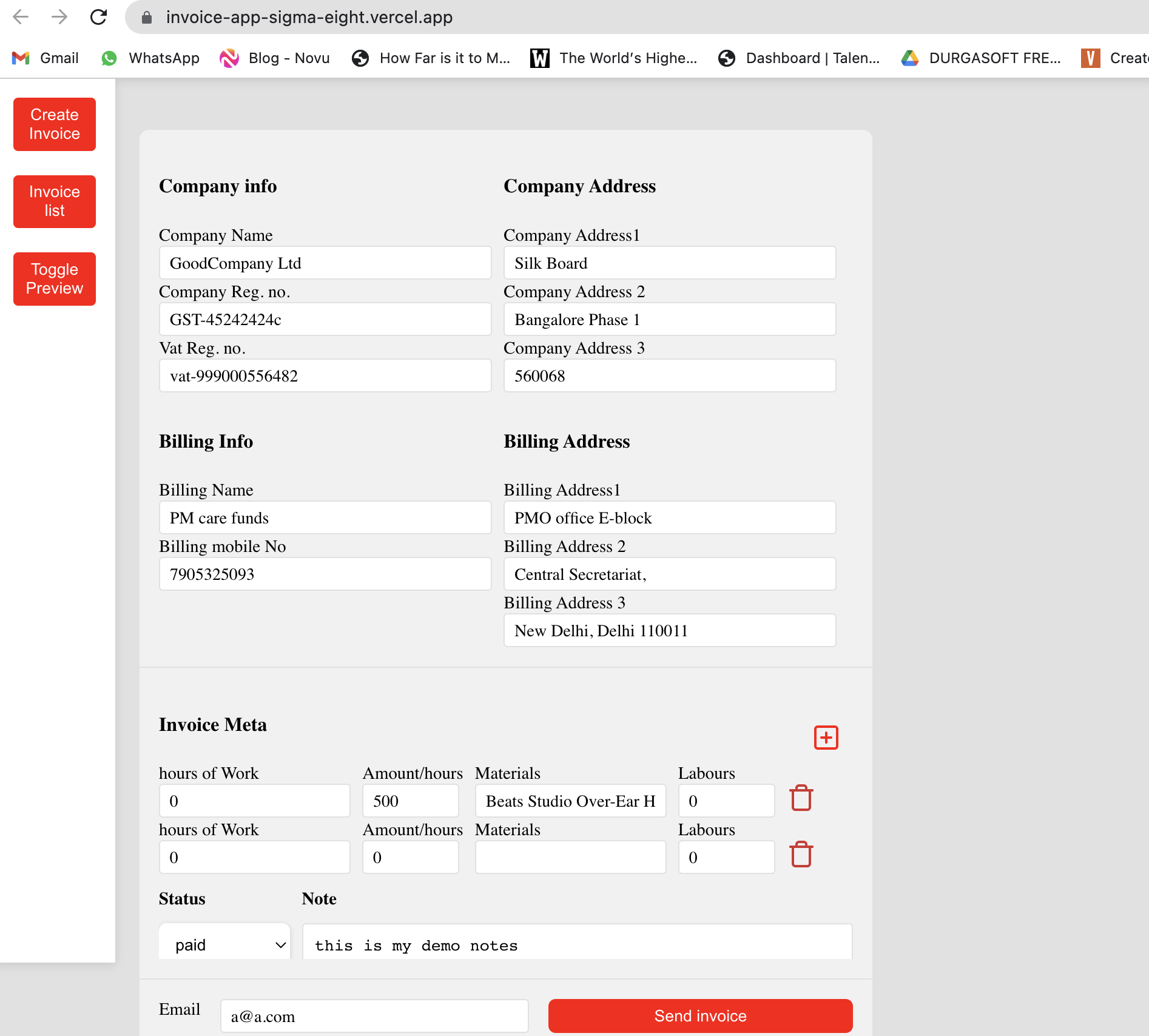 GitHub - narendram224/Invoice_app: React invoice app with email send ...