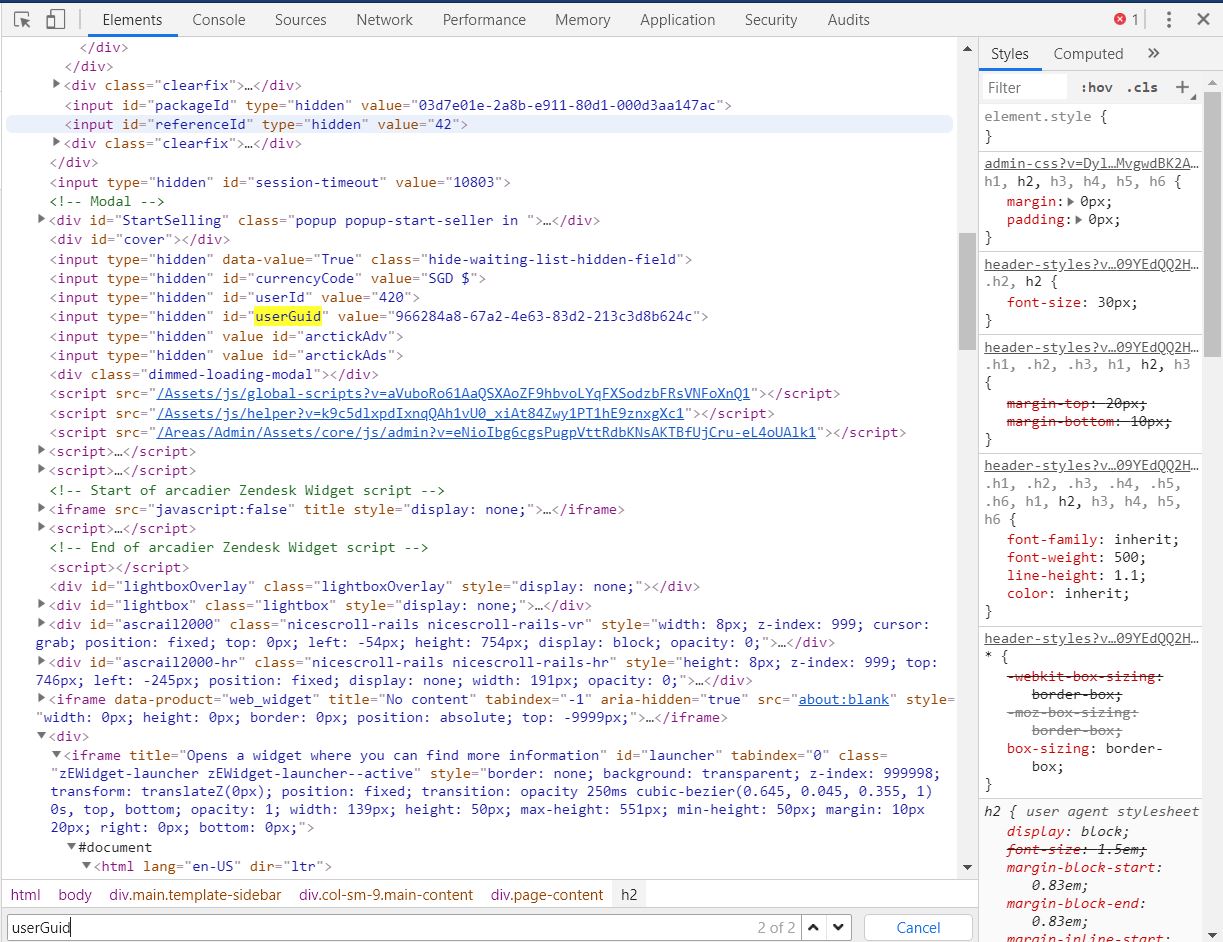 Error in retrieving Admin ID · Issue #8 · Arcadier/Developer-Community-Support · GitHub
