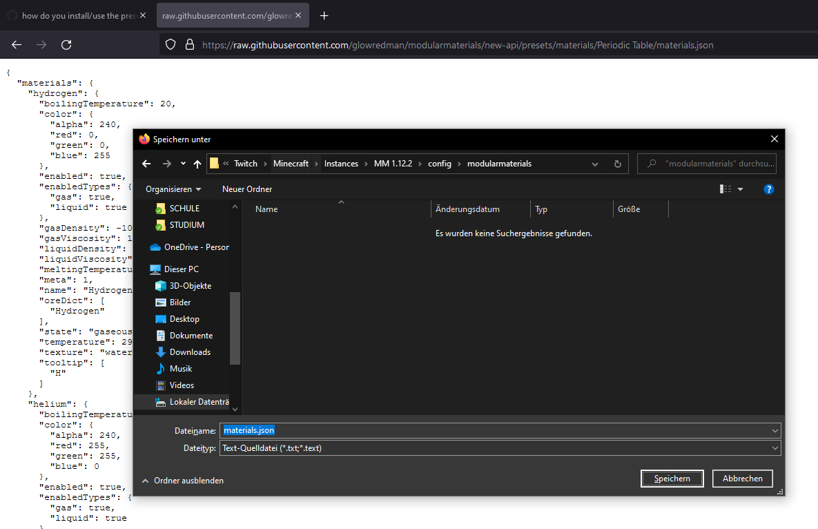 how do you install/use the presets in 1.12.2? · Issue #2 · glowredman ...