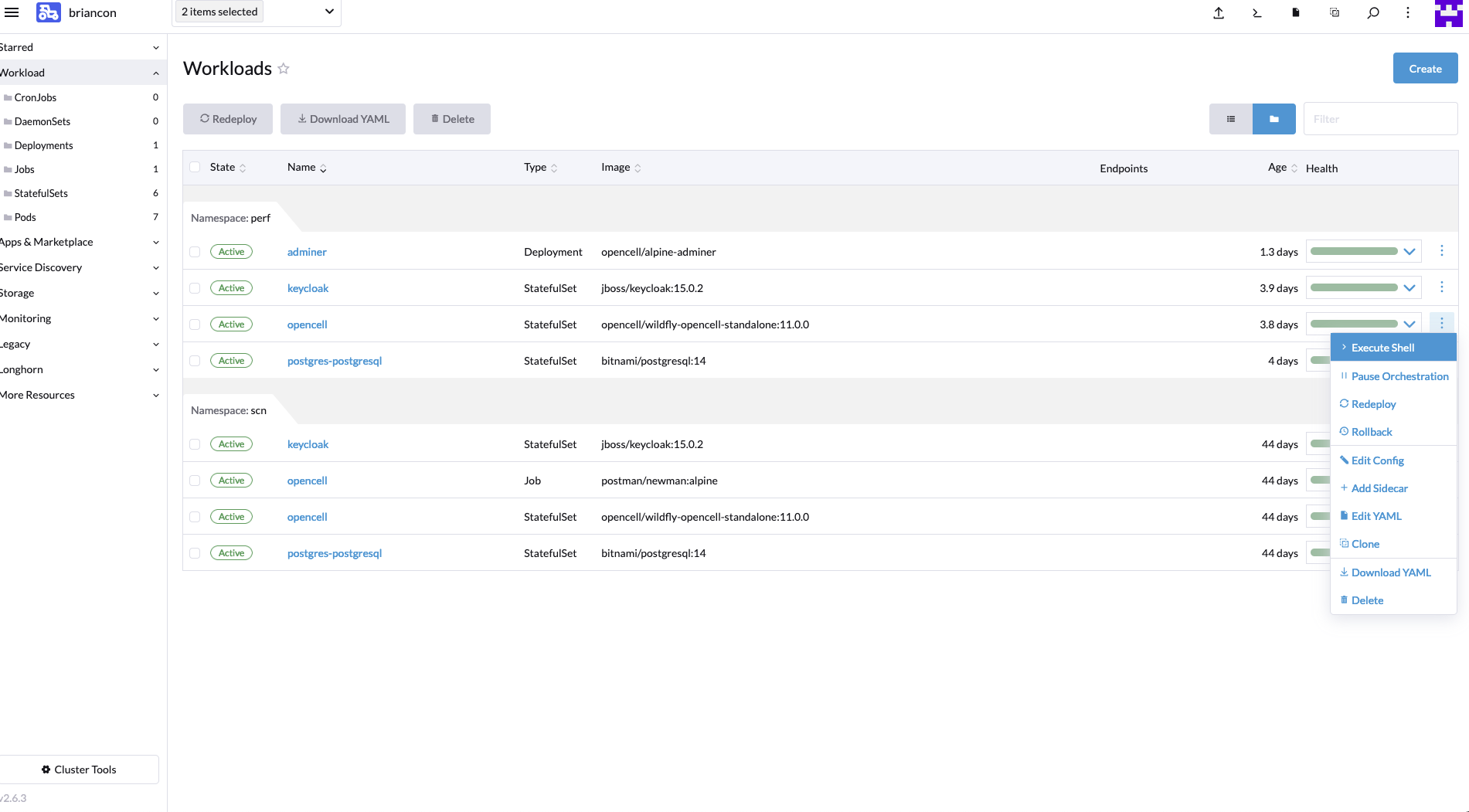 Execute shell on workload page not work correctly · Issue #6982 · rancher/dashboard · GitHub
