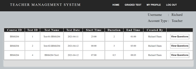 GitHub - saalim-k/OnlineExaminationSystem