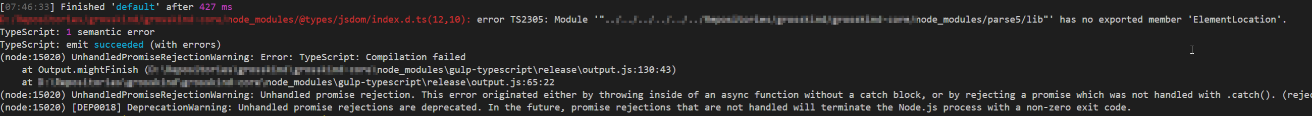 @types/jsdom 11.0.5 causes an error · Issue #26338 · DefinitelyTyped/DefinitelyTyped · GitHub