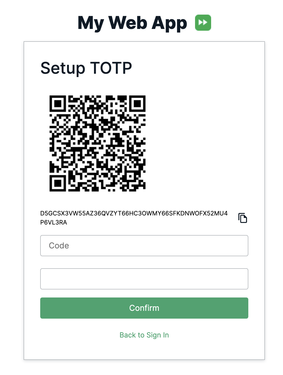 Extra Field When Customizing Issuer For Setup Totp Screen · Issue 1599 · Aws Amplifyamplify Ui 