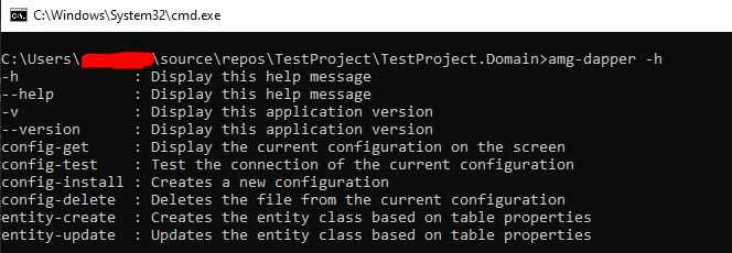 GitHub - alexsmgouveia/amg-dapper-entities: CLI to assist in the generation of .NET entity classes
